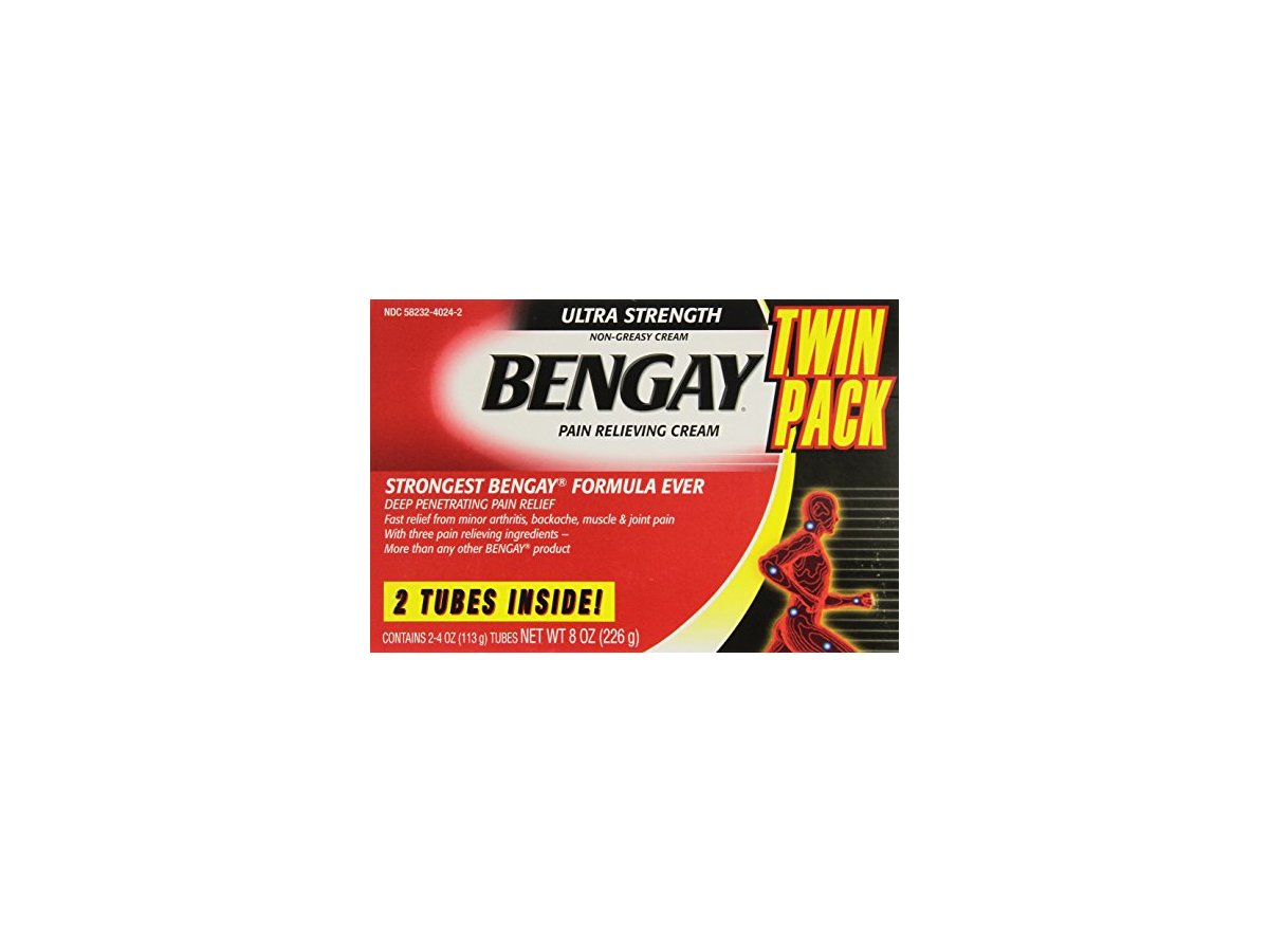 Bengay Ultra Strength Pain Relieving Cream, 4 Ounces Ingredients and ...