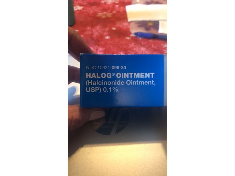 Halog Ointment (halcinonide ointment, USP) 0.1% (RX), 30G Sun ...