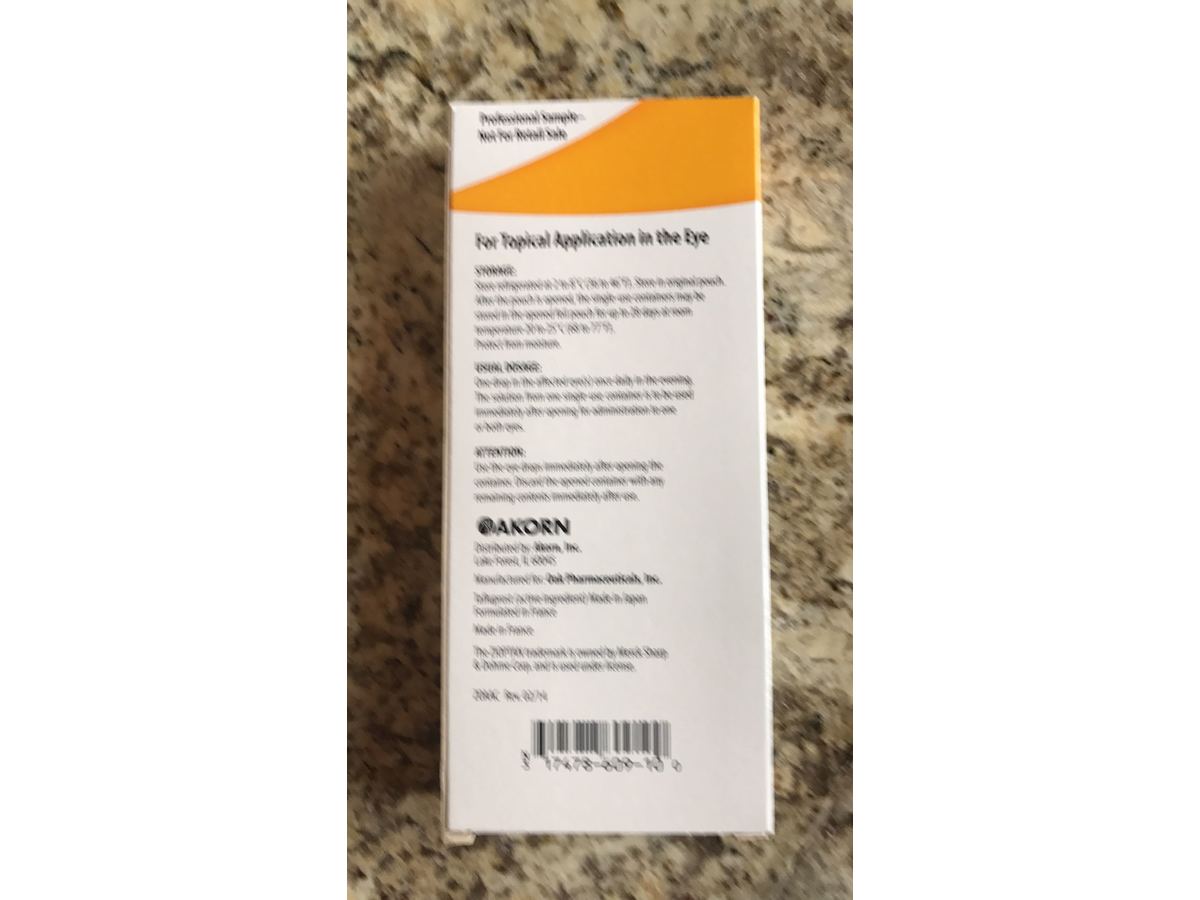 Zioptan Ophthalmic Solution 0.0015% (RX), 0.3 mL, 10 Single-Use ...