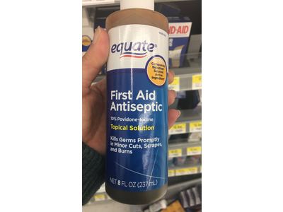 Equate First Aid Antiseptic Topical Solution 8oz Ingredients and Reviews