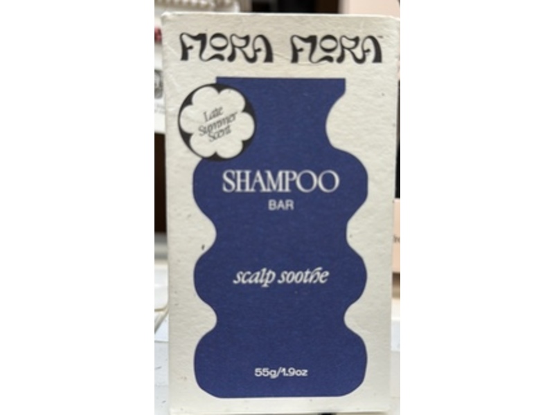 Flora Flora Co Scalp Soothe Shampoo Bar, Late Summer Scent, 1.9 oz/55 g ...