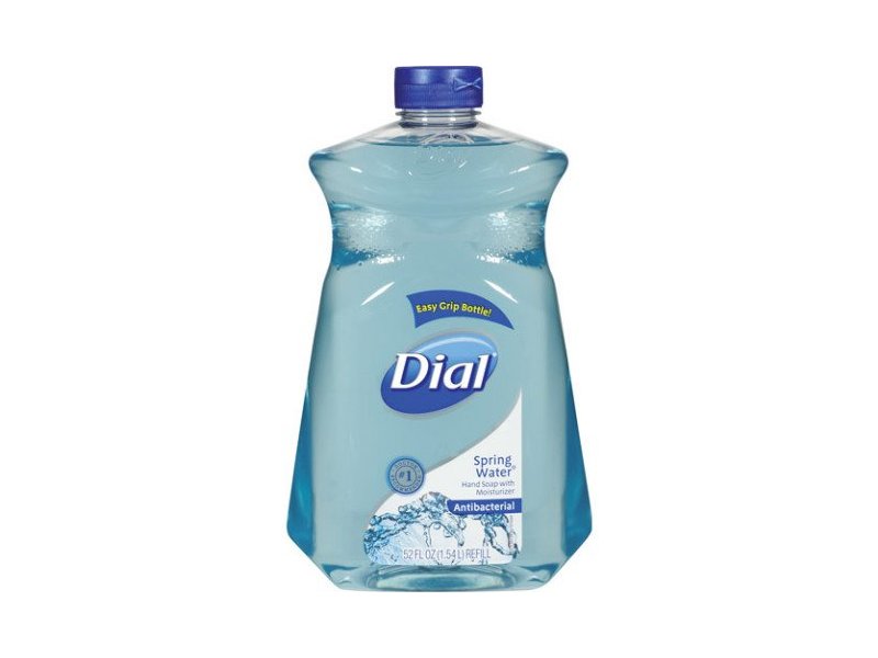 Dial Antibacterial Hand Soap with Moisturizer, Spring Water Scent, 52oz ...