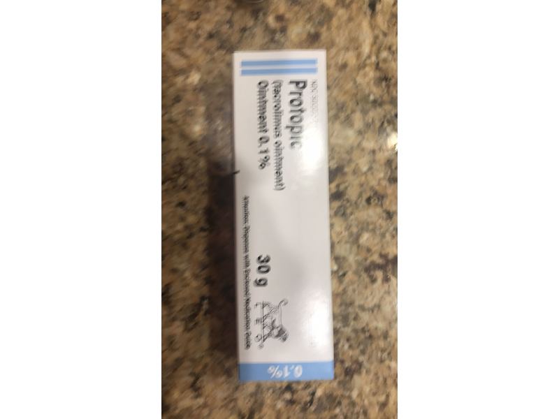 Protopic Ointment 0.1% (RX), 30g,, Leo Pharma Ingredients and Reviews