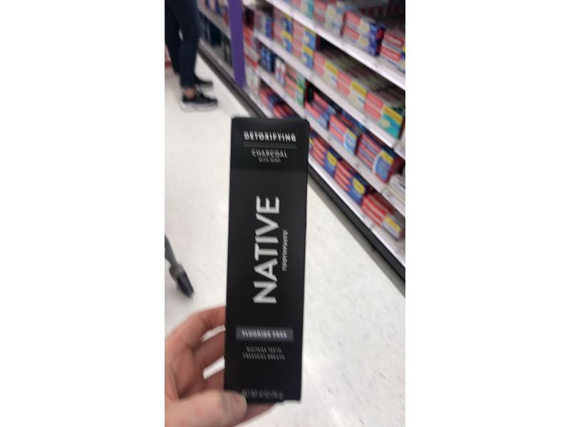Native Charcoal Mint Fluoride Free Toothpaste Ingredients and Reviews