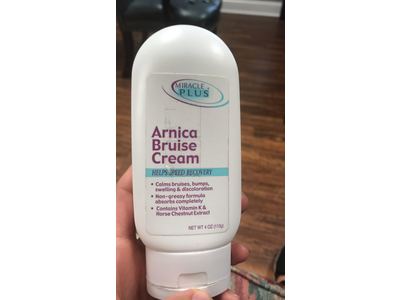 Miracle Plus Arnica Bruise Cream,4 oz Ingredients and Reviews