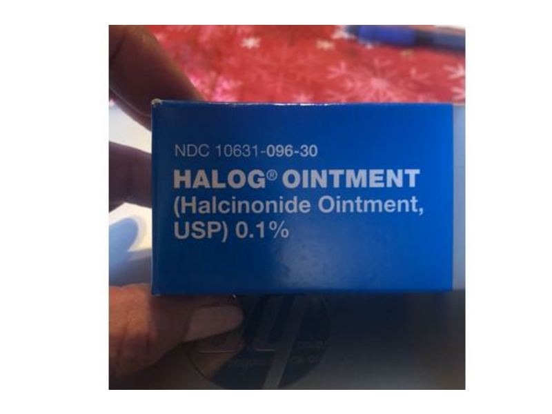 Halog Ointment (halcinonide ointment USP) 0.1%, 30 g, Sun ...