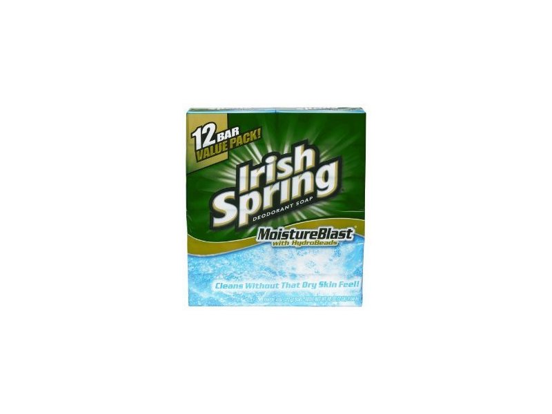 Irish Spring Deodorant Soap Moisture Blast, 12-count Ingredients and ...