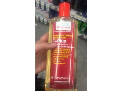 Walgreens Therapeutic T Plus Salicylic Acid Shampoo Maximum Strength ...