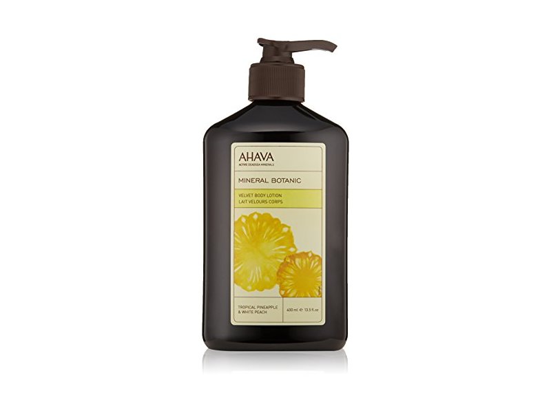 AHAVA Mineral Botanic Velvet Body Lotion, Tropical Pineapple & White ...