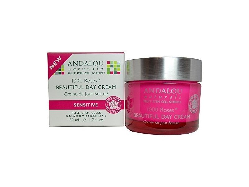 Andalou Naturals Beautiful Day Cream, 1000 Roses, 1.7 fl oz Ingredients ...
