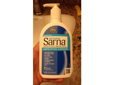 Sarna Original Anti-Itch Lotion, 7.5 fl oz Ingredients and Reviews