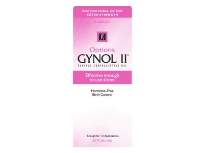 Options Gynol II Extra Strength Vaginal Contraceptive Gel, 2.85 oz ...