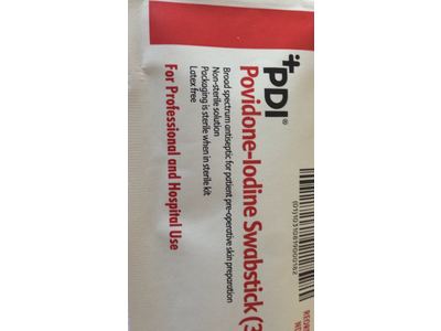 PDI Povidone-Iodine Swabstick 3's S41125 Antiseptic Ingredients and Reviews