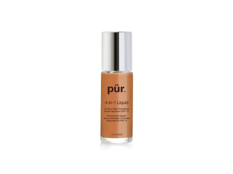 Pur Minerals 4-in-1 Liquid Foundation, SPF 15, Deeper, 1 fl. oz ...