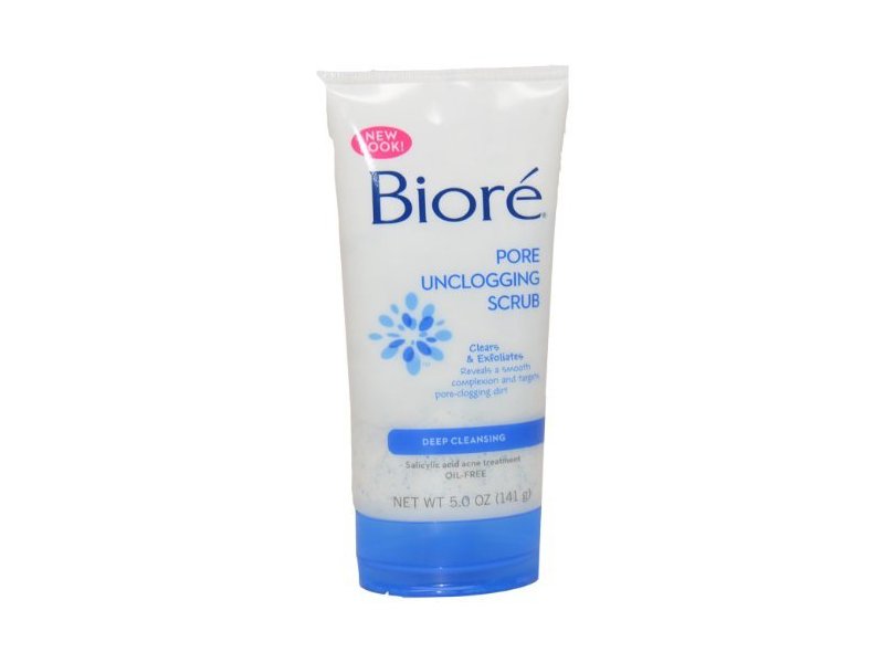Biore Pore Unclogging Scrub, Complexion Clearing, 5 Oz (Pack of 3 ...