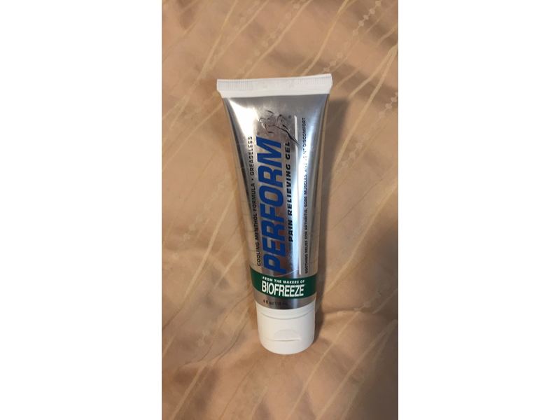 Perform Pain Relieving Gel, 4 fl oz Ingredients and Reviews