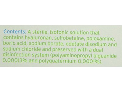 Biotrue Multi-Purpose Solution, 10 Ounce (Twin Pack) Ingredients and ...