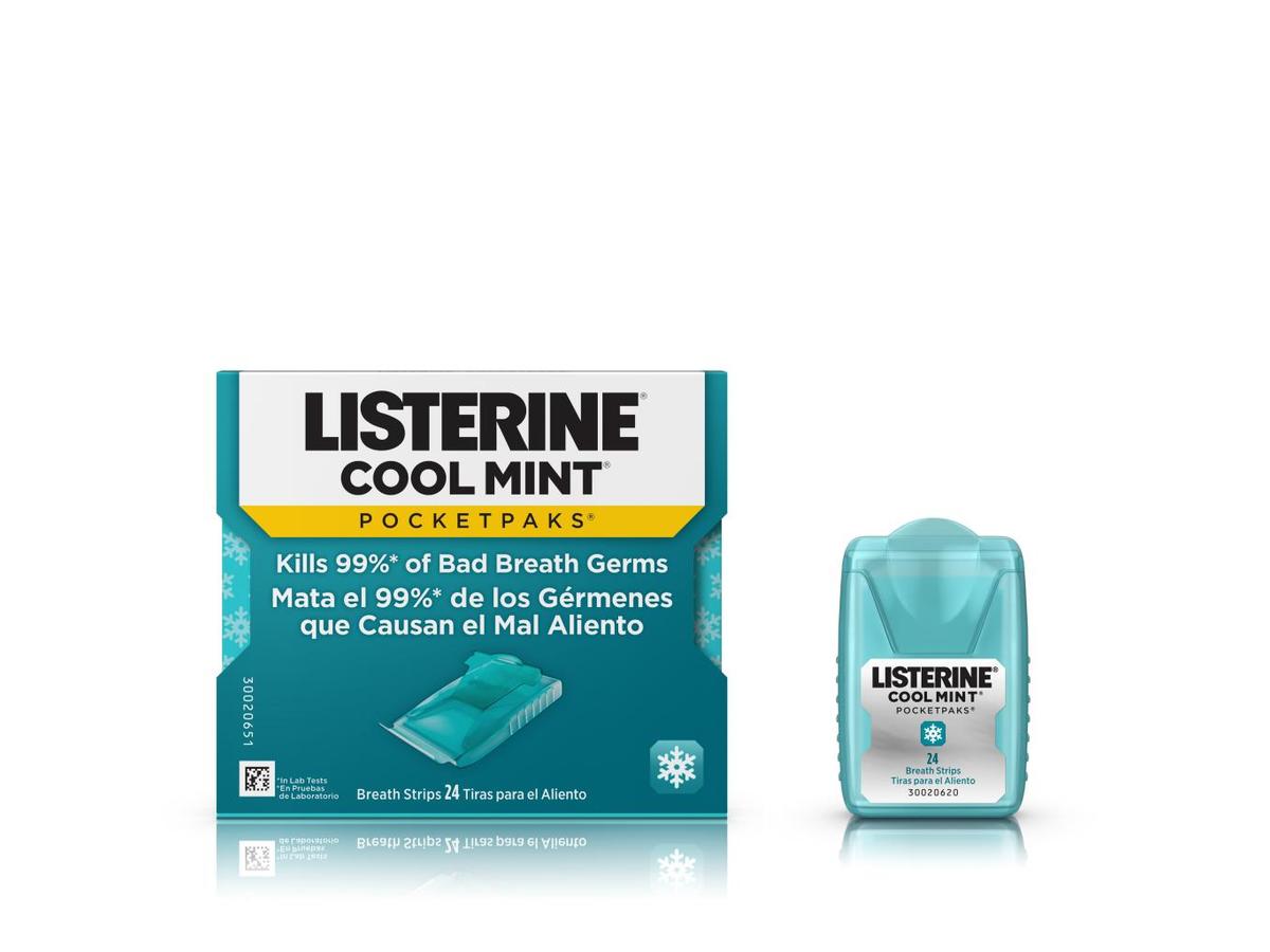 Listerine Pocketpaks Oral Care Strips Cool Mint Ingredients And Reviews Listerine Pocketpaks Oral Care Strips Cool Mint Ingredients And Reviews