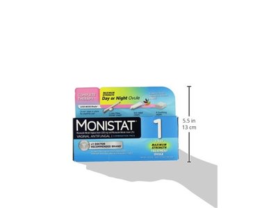 Monistat Combination Pack, 1-Ovule Insert with Applicator & External ...