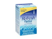 Refresh Optive Sensitive Lubricant Eye Drops Single Use Vials - 60 Ea ...