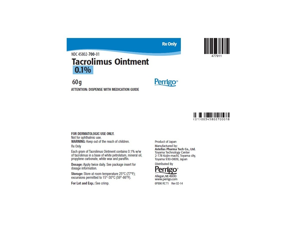 Tacrolimus Ointment 0.1% (RX), 60 Gm, Perrigo Ingredients and Reviews