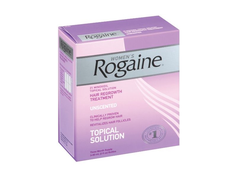Rogaine for Women Hair Regrowth Treatment, 2 Ounce, 3 Count Ingredients ...