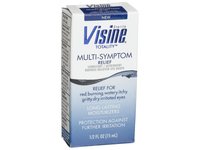 Visine, Multi-Symptom Relief Eye Drops Totality, Lubricant & Astringent ...