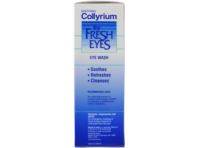 Bausch & Lomb Collyrium Eye Wash Ingredients and Reviews