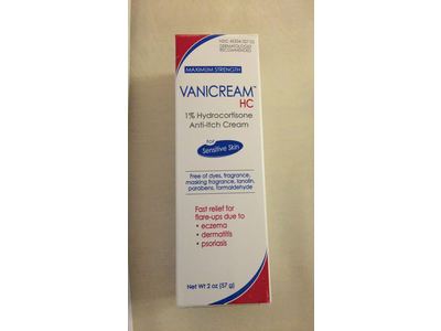 Vanicream HC 1% Hydrocortisone Cream Ingredients and Reviews