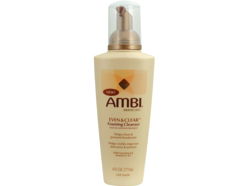 Ambi Even & Clear Foaming Cleanser, johnson & johnson Ingredients and ...