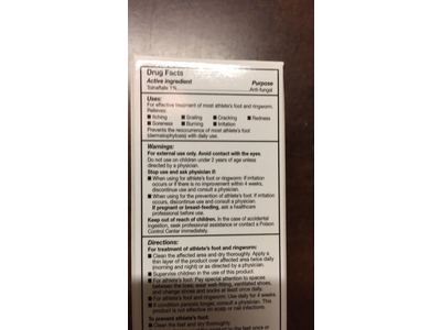 Clarus Tolnaftate 1% Antifungal Solution, 0.5 fl oz Ingredients and Reviews