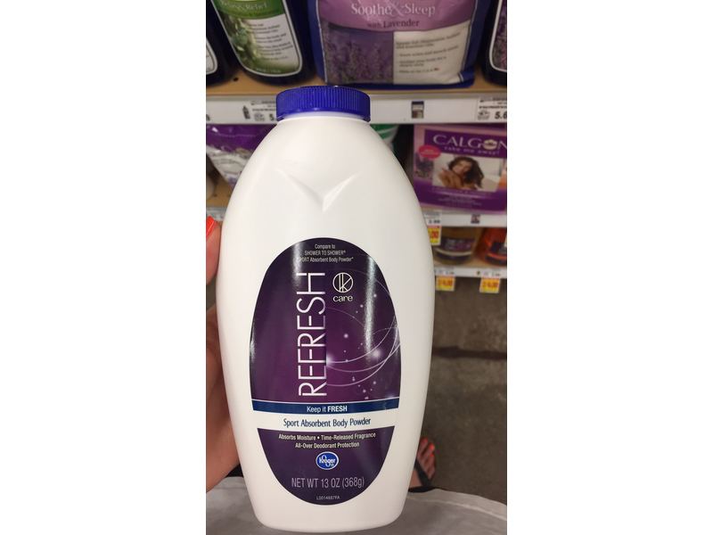 Kroger Refresh Keep it FRESH Sport Absorbent Body Powder, 13 oz ...