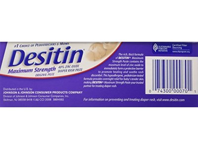 Desitin Diaper Rash Cream - 2 oz - Ingredients and Reviews